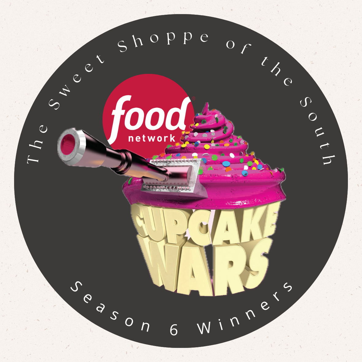 Cupcake Wars Box- Cupcakes to Go 4 Pack | The Sweet Shoppe of the South