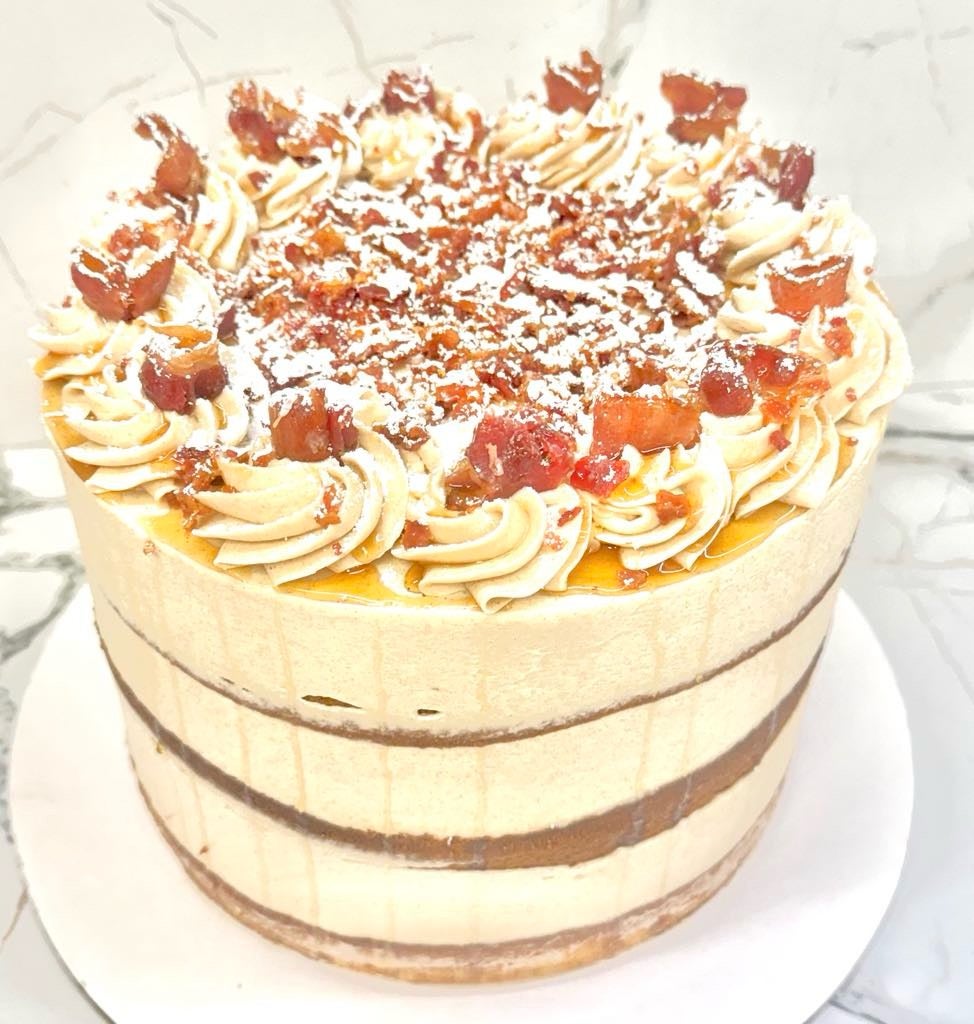 French Toast & Bacon Cake | The Sweet Shoppe of the South