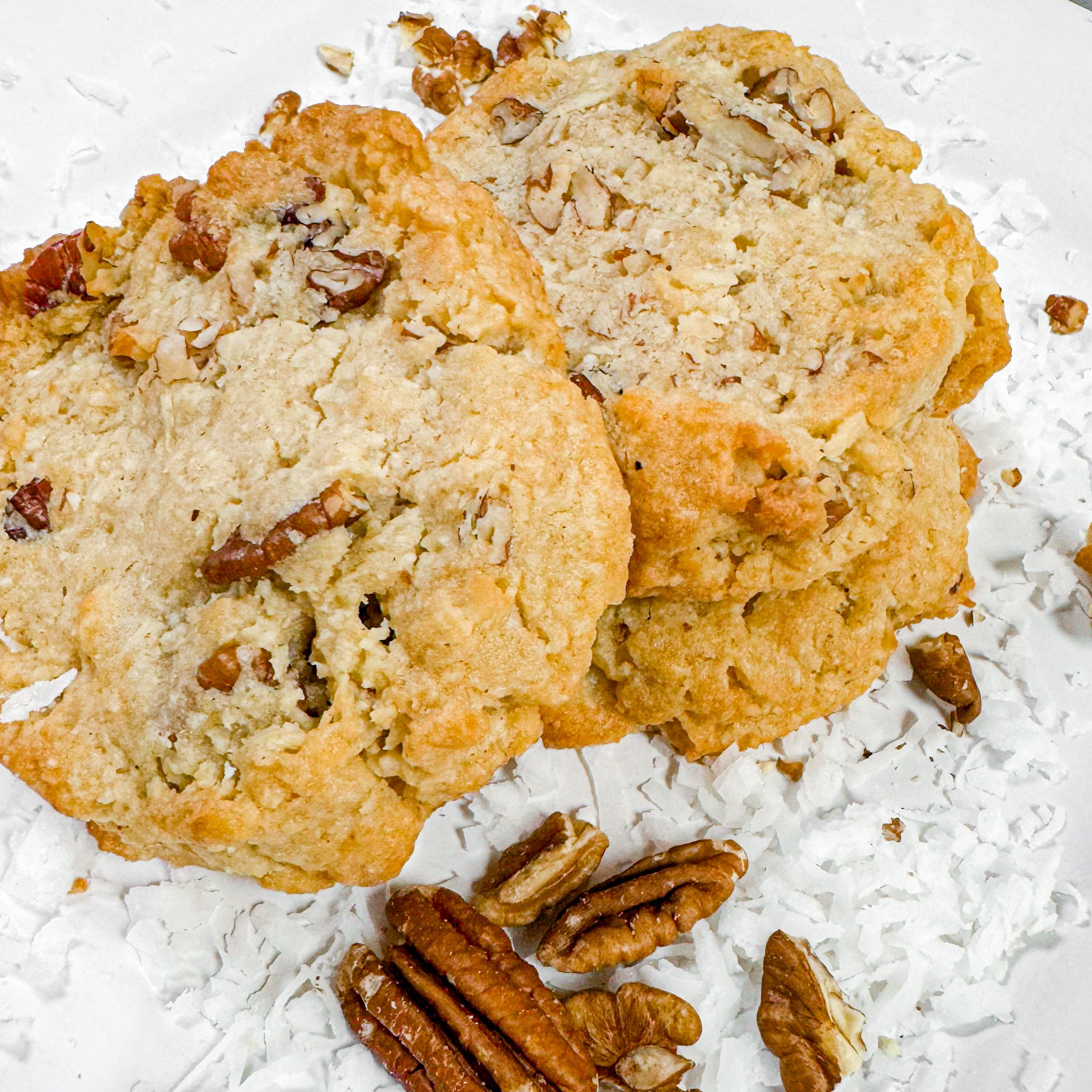 Coconut Pecan Cookies | The Sweet Shoppe of the South